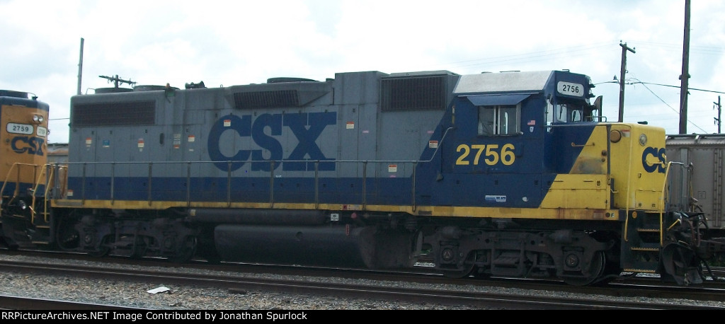 CSX 2756, engineer's side